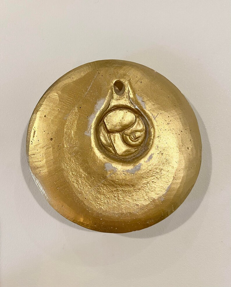 Gold SUN FACE DISC & Reaching Rays of Light - Representing Aten God of ...