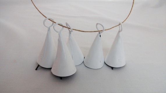 Pure White Bells for Holiday Christmas Decorations | Etsy