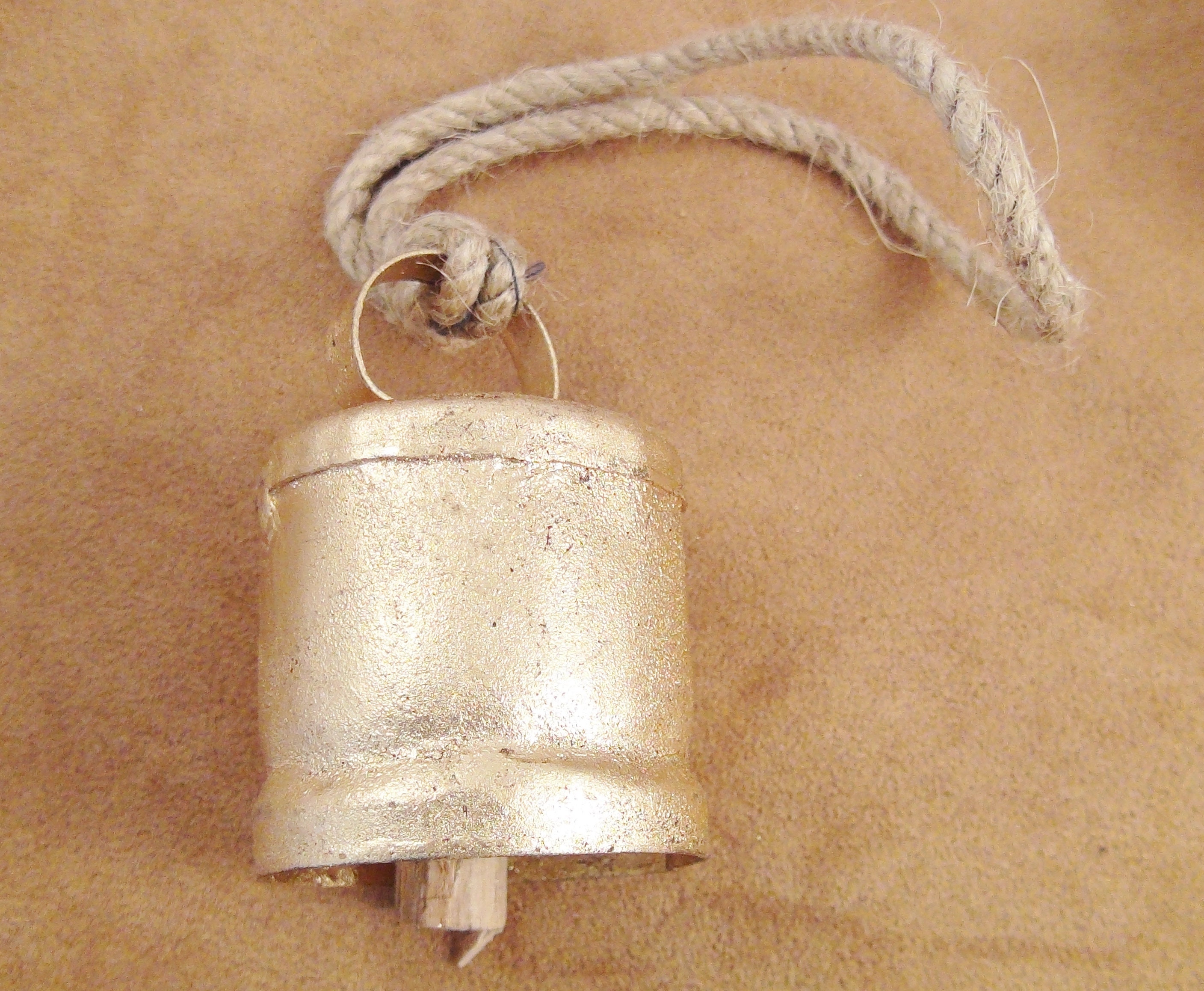 Set of Two Beautiful Gold Wedding Bells With Jute for Wedding | Etsy