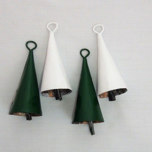 MULTI-COLOR BELLS for Holiday Decoration-brilliant Red, Green, White ...