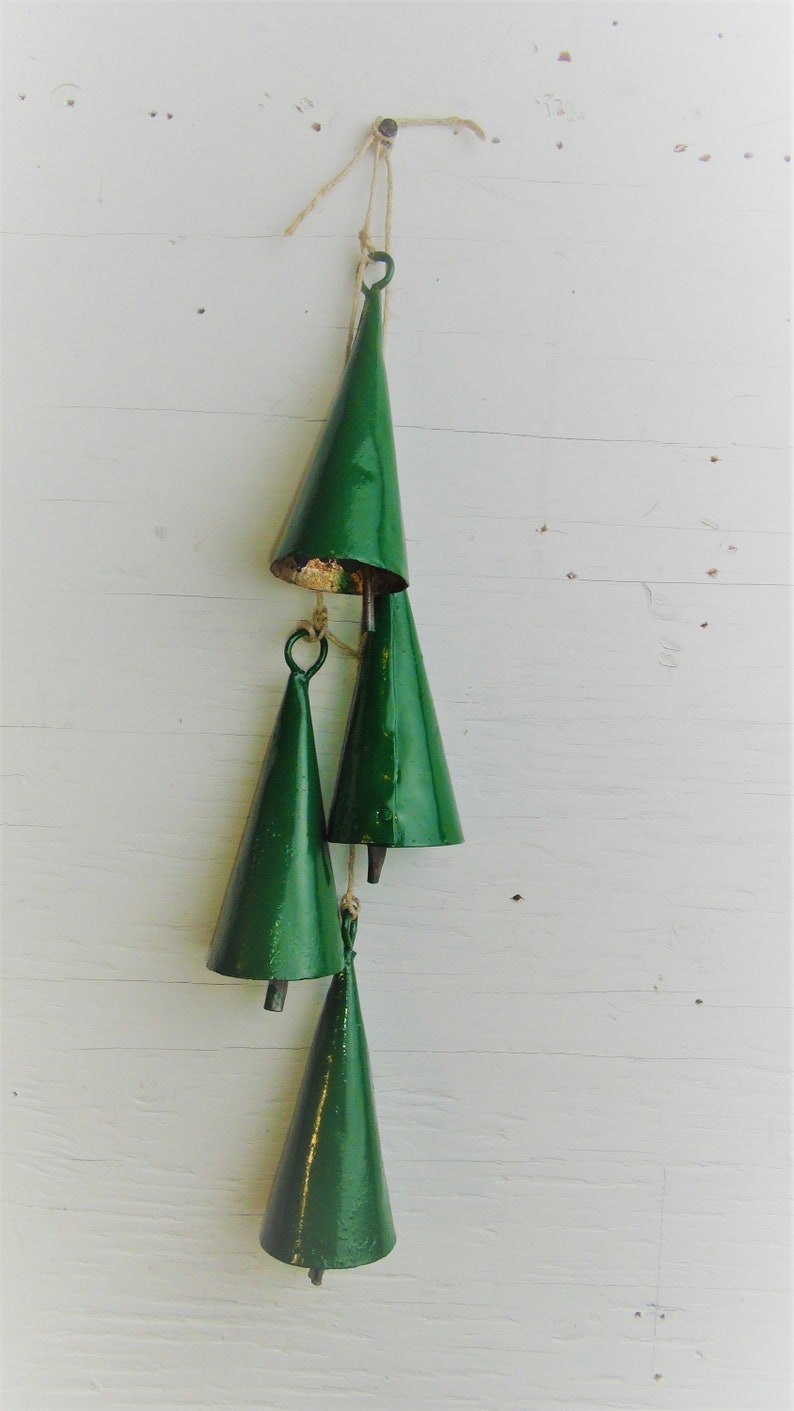 GREEN BELLS for Holiday Decoration-festive Green 3 Bells - Etsy