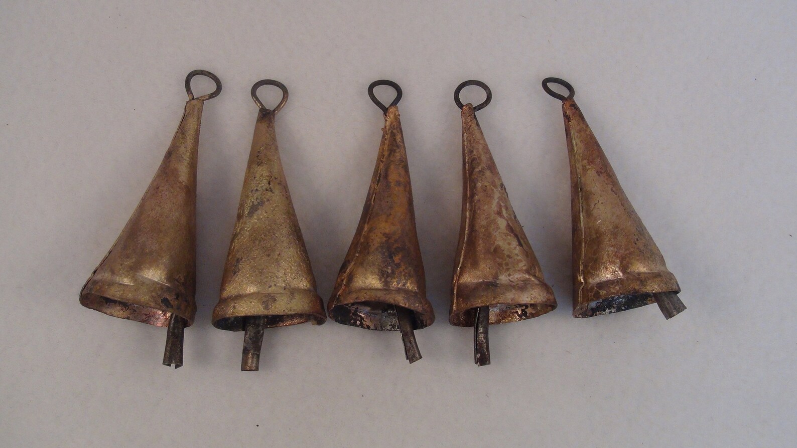 VINTAGE NOAH Bells Set of 3 or More Rustic Gold 3 | Etsy