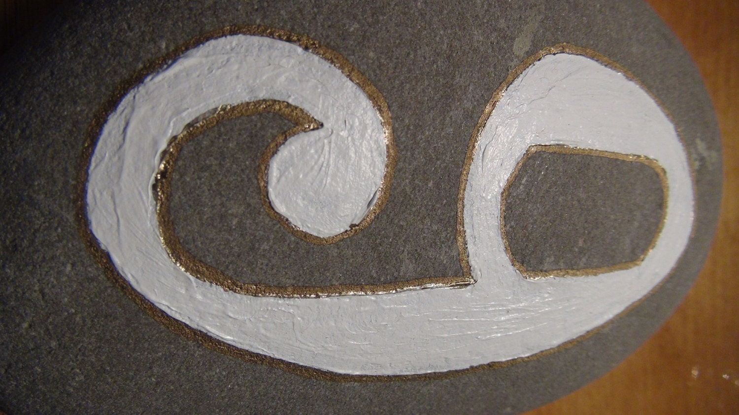 Hand Painted Numbered Rocks-numbers Zero Thru Nine-on Smooth Beach ...