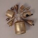 BRASS Bells-large Group of 10 GOLD Bells in Various Sizes and Shapes ...
