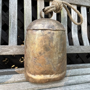 THUNDER BELL - Gigantic 11" or 12" Rustic Gold Bell With Big Booming ...