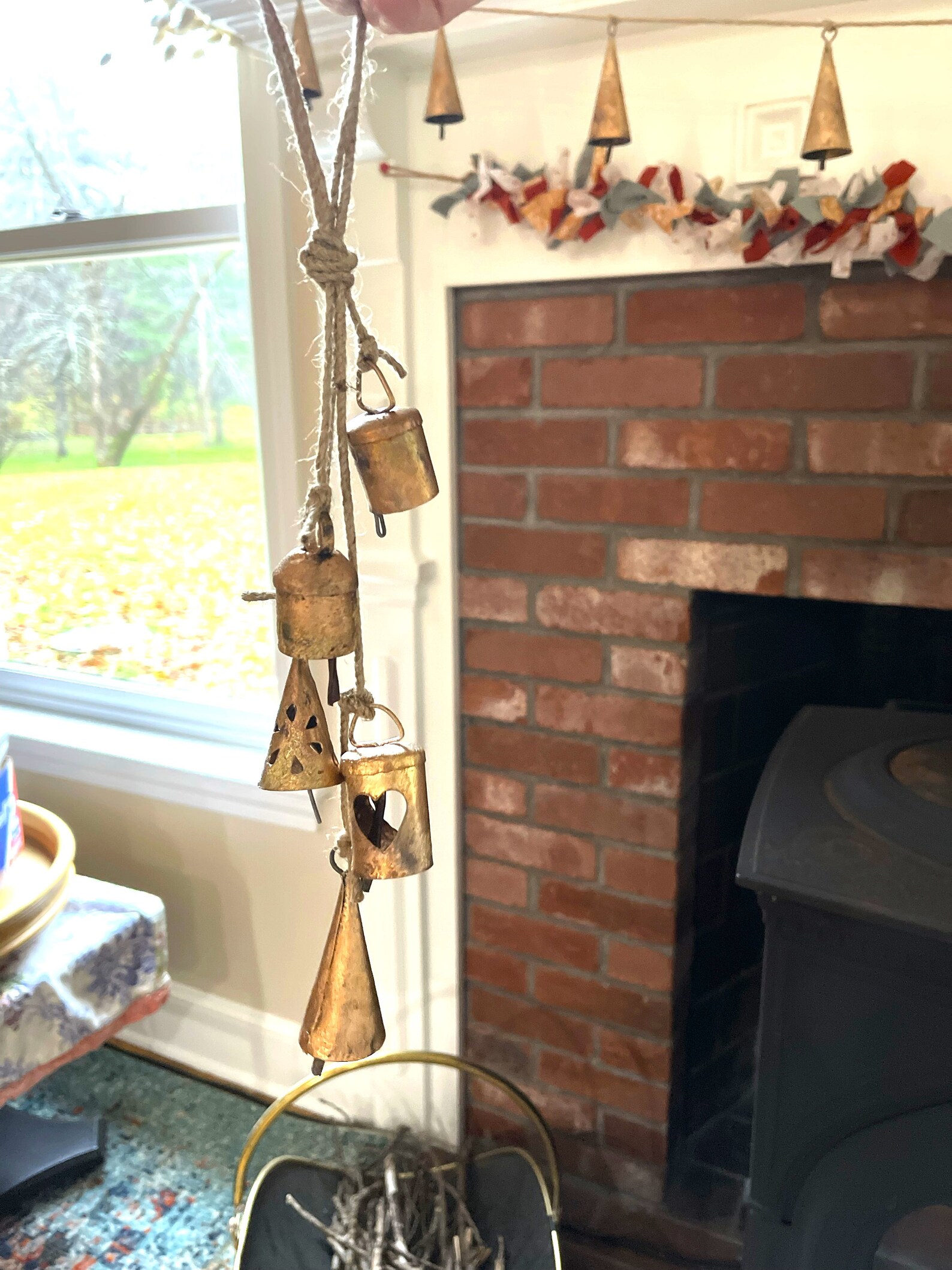 SPIRIT BELLS-5 Various Shapes in Gold-recycled Iron Sheet Metal Bells ...