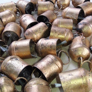 Wholesale Rustic Gold Bells-in Sets of 20, 50 or 100 Bells-for Weddings, Crafts, Baby Showers ...