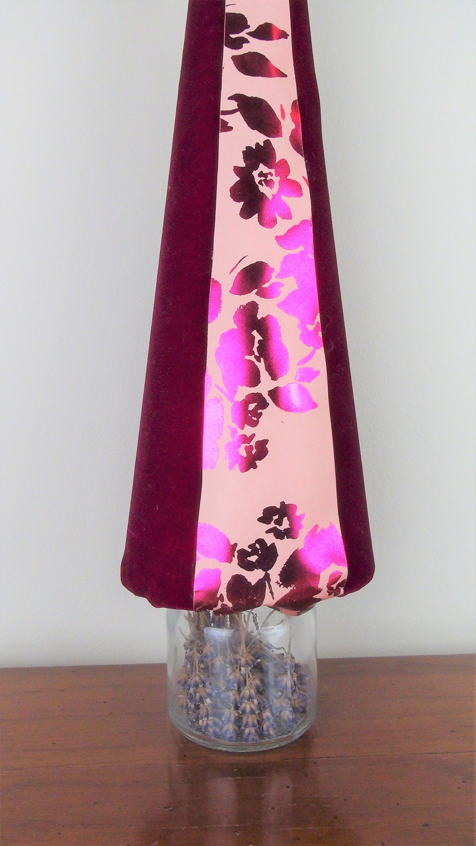 Modern Red Velvet Christmas Tree-unique, Handmade, Original Design ...
