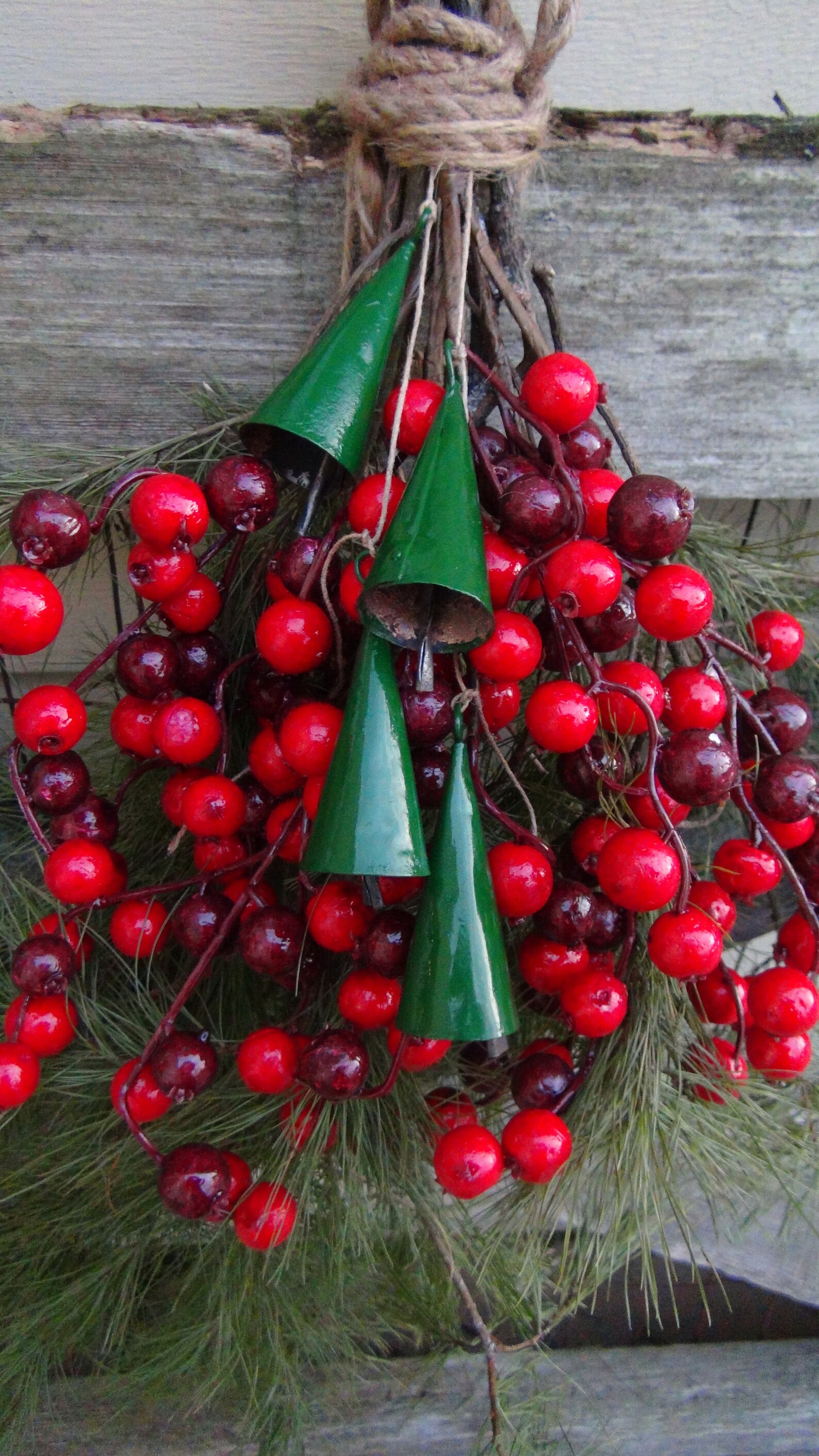 GREEN BELLS for Holiday Decoration-festive Green 3 Bells - Etsy