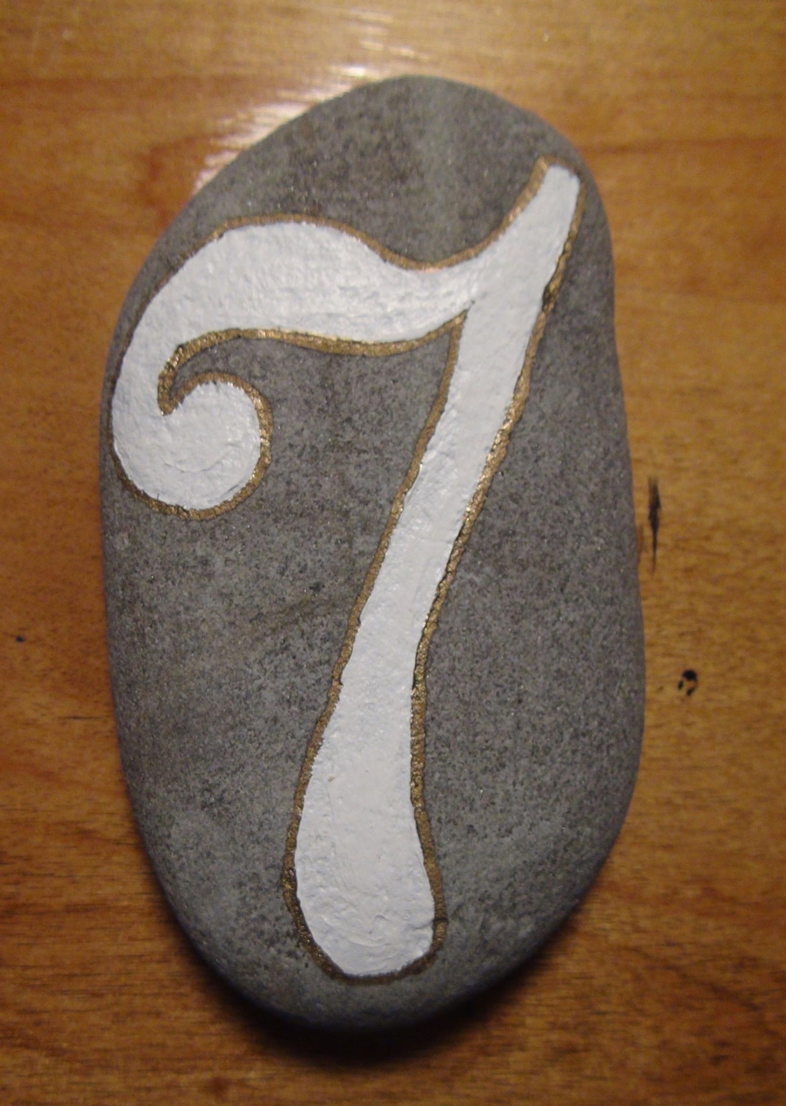 Hand Painted Numbered Rocks-Numbers Zero Thru Nine-On Smooth | Etsy