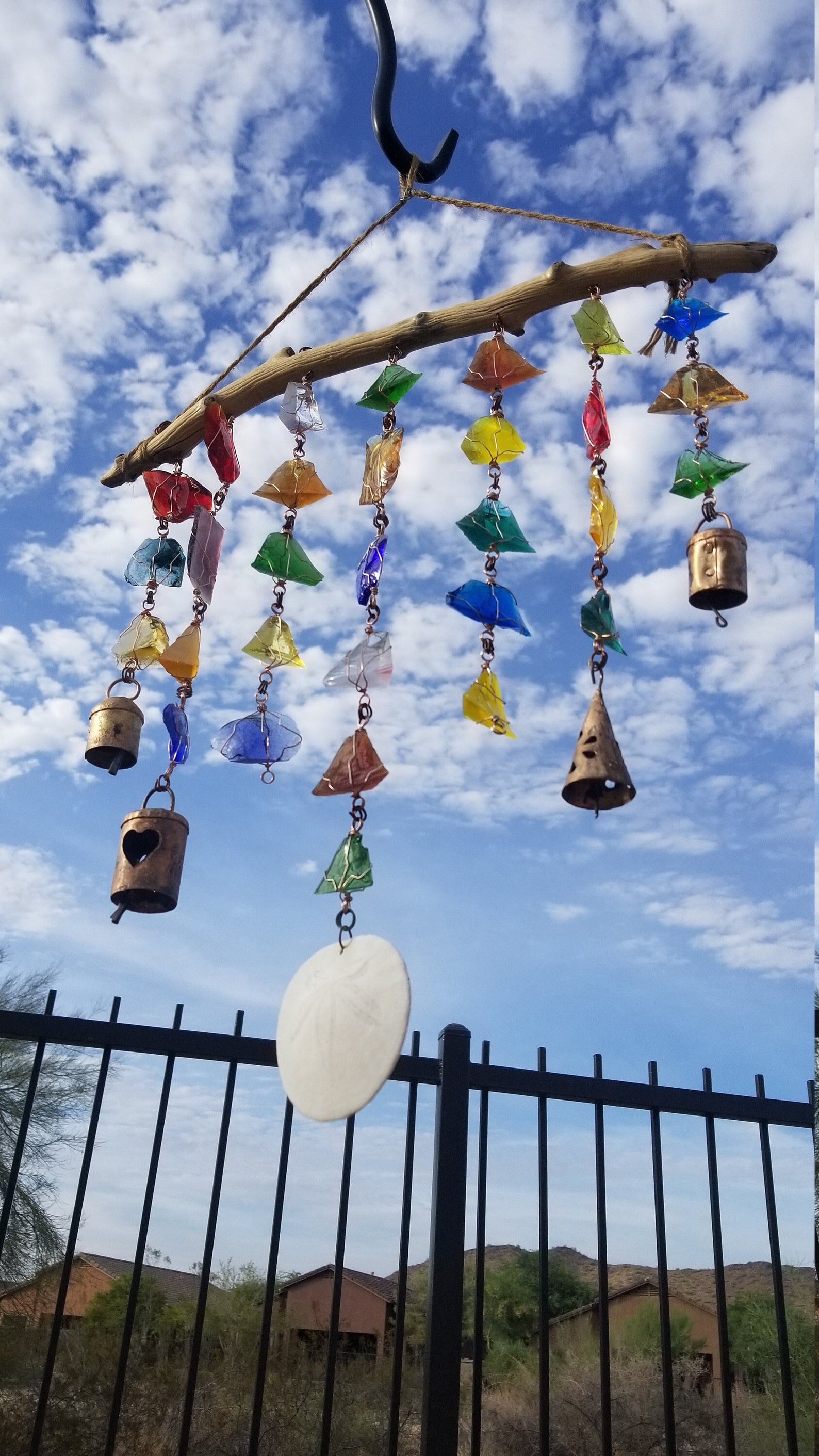 SPIRIT BELLS-5 Various Shapes in Gold-recycled Iron Sheet Metal Bells ...