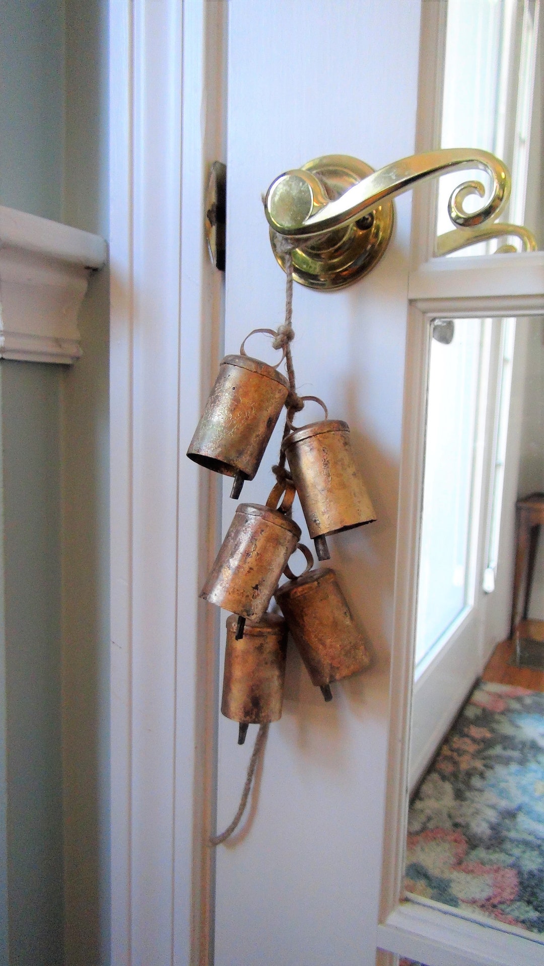 OLD WORLD Bells 5 Beautiful Rustic Gold Bells in Two Sizes - Etsy UK