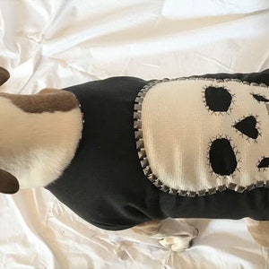 SKULL FACE Dog Coat-handmade, Unique SWAGGIEDOG Original- Skull W/large ...
