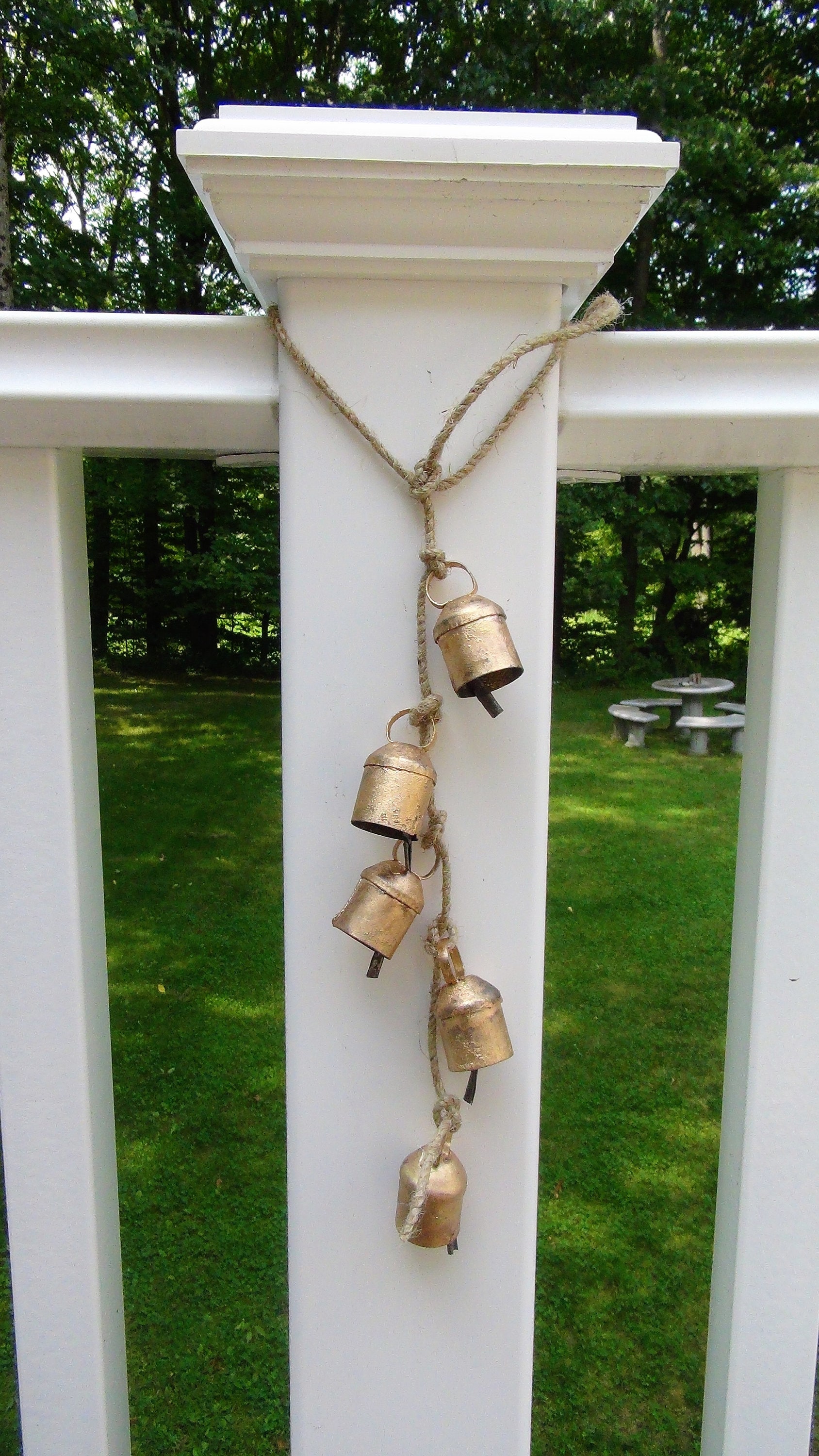 ANGEL Bells-5 Handmade RUSTIC Gold 1 3/4 Inch-sheet Metal - Etsy