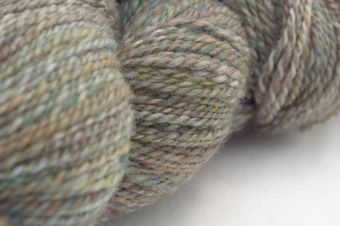 Hand Dyed Handspun Yarn BFL/Bluefaced Leicester Wool 293y 2 | Etsy