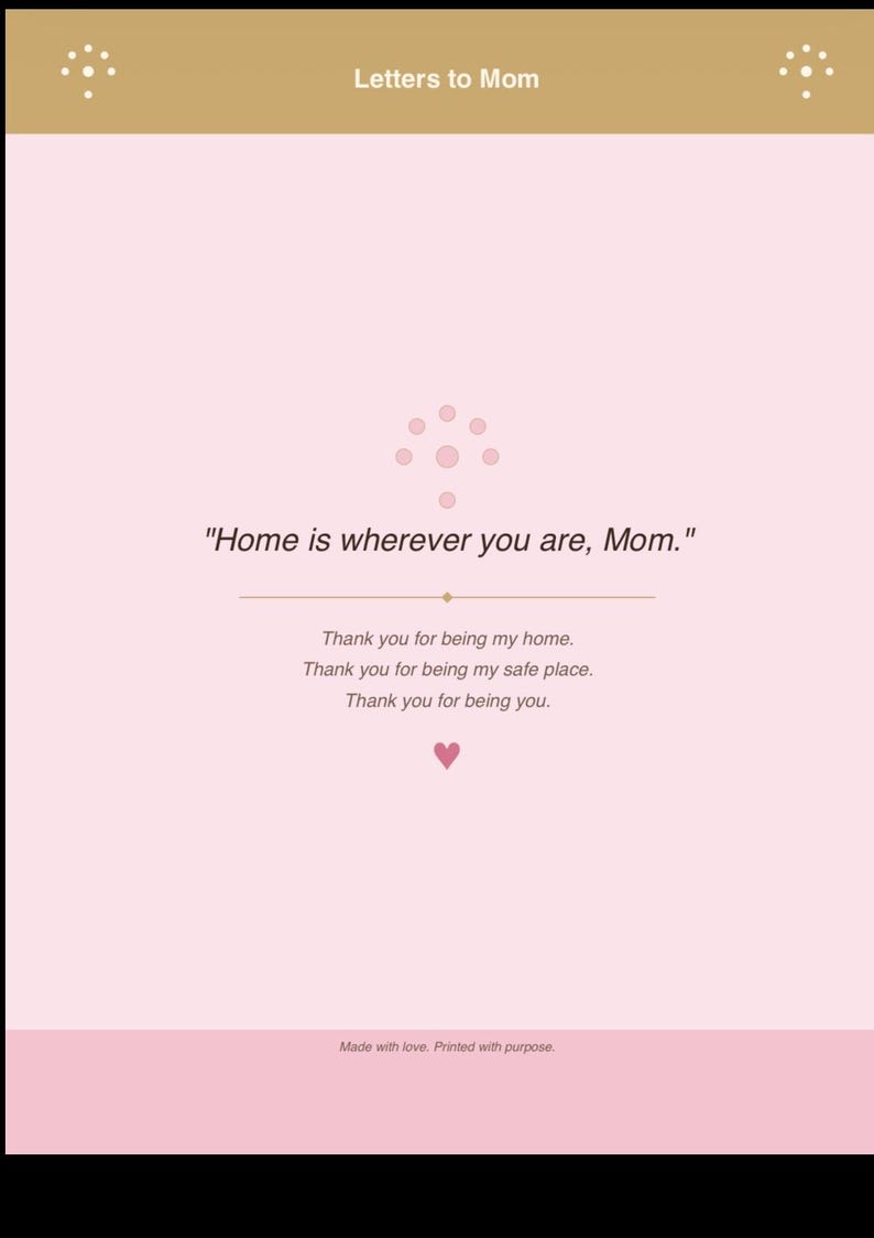 Mothers Day Bundle, All About, Letter to Mom, Activity Pages & Gift ...