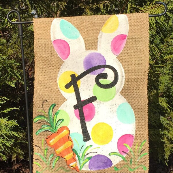 Burlap Garden Flag - Etsy