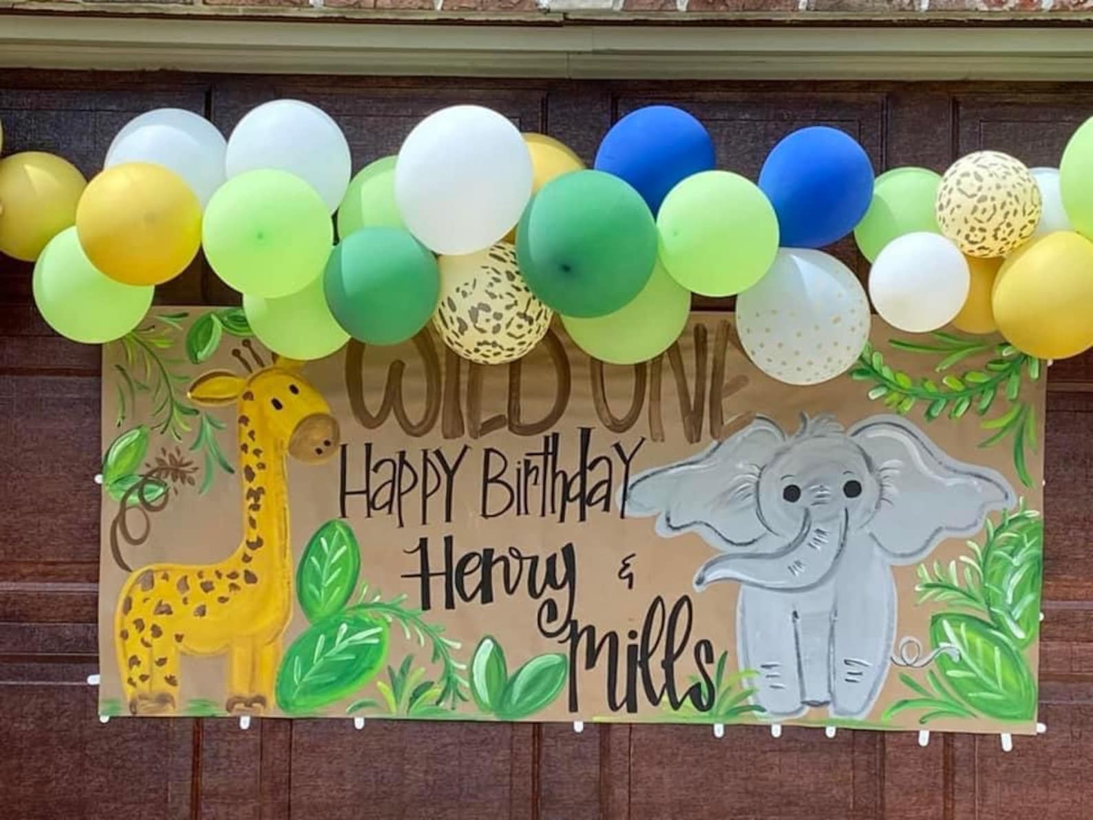 Handpainted Custom Party Banner Birthday Banner Party Decor - Etsy