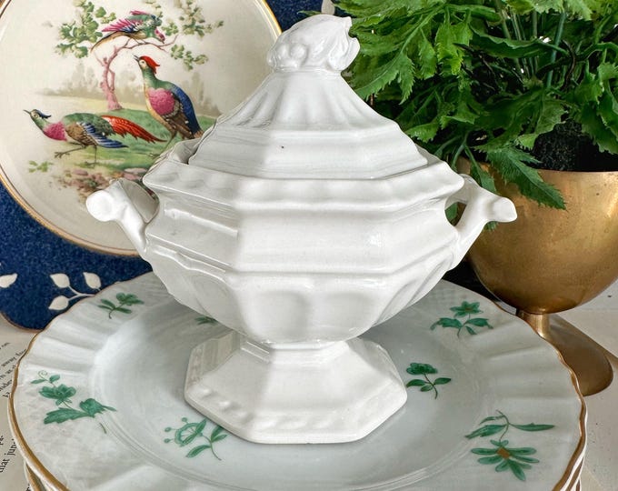 Red Cliff Ironstone Mini Tureen Mid Century Vintage Bowl - Etsy