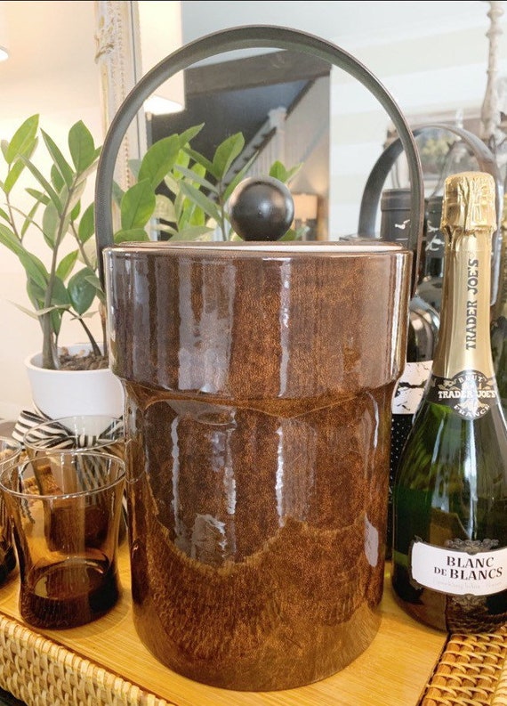 Ice Buckets Home & Living Vintage Faux Tortoise Shell Ice Bucket etna ...