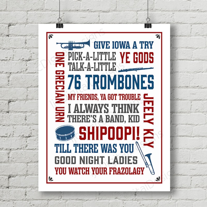 Musicals 8x10 Poster - Etsy