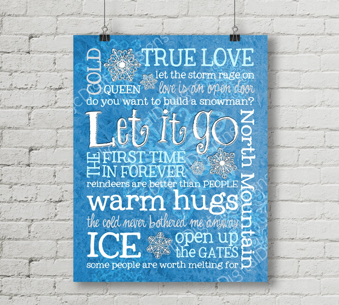 Frozen Let It Go Quotes