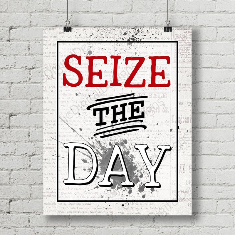Seize the Day - Etsy