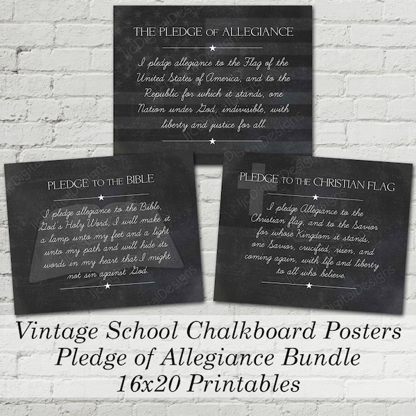 Pledge of Allegiance - Etsy