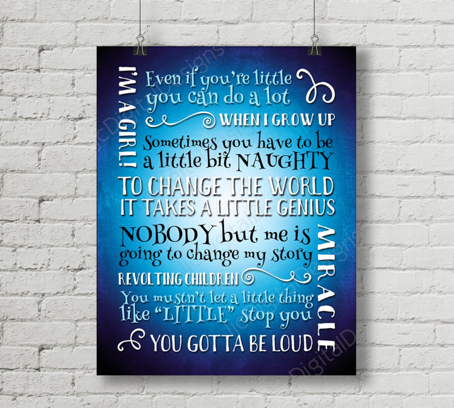 Matilda Inspired Fan Art Printable Matilda Broadway Musical - Etsy ...