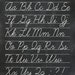 Vintage Alphabet Classroom Poster Digital Chalkboard Word Art - Etsy