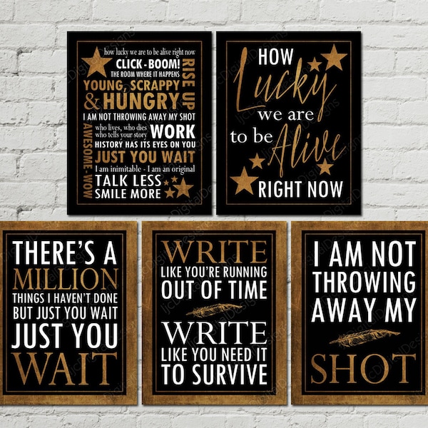 Hamilton Quotes - Etsy