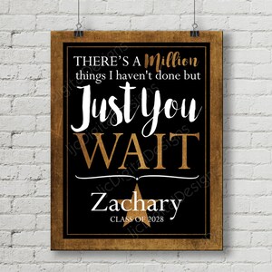 Printable Custom Graduation Birthday Hamilton Inspired Gift, Printable ...