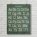 Vintage Alphabet Manuscript Print Classroom Poster Digital | Etsy