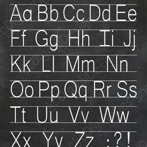 Printable Vintage Alphabet and Numbers Classroom Homeschool Posters ...