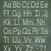 Printable Vintage Green Alphabet and Numbers Classroom Homeschool ...