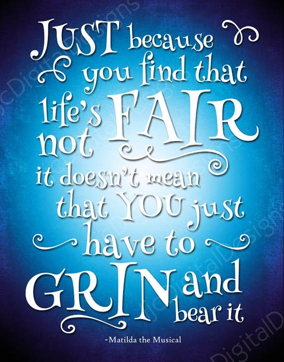 Matilda The Musical Quotes