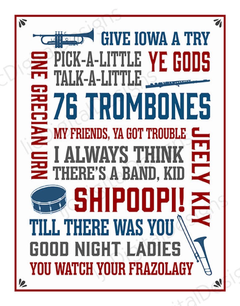 HUGE Printable Set Broadway Musical Quotes, Word Art Poster, Fan Art ...