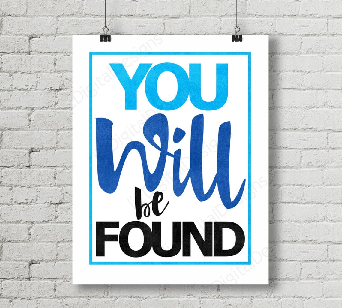 Dear Evan Hansen Inspired Fan Art Printable Musical Quote | Etsy