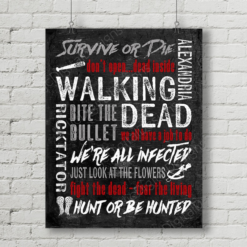 Walking Dead Shirt - Etsy