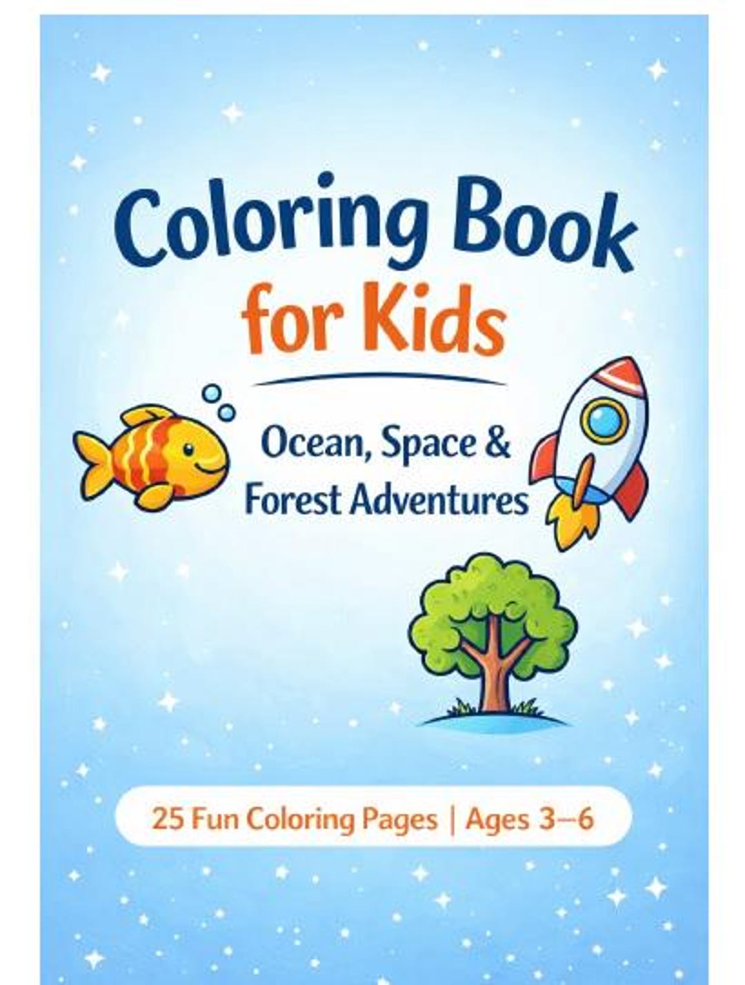 Printable Coloring Book for Kids Age 4-6 | Montessori Activity | Screen ...