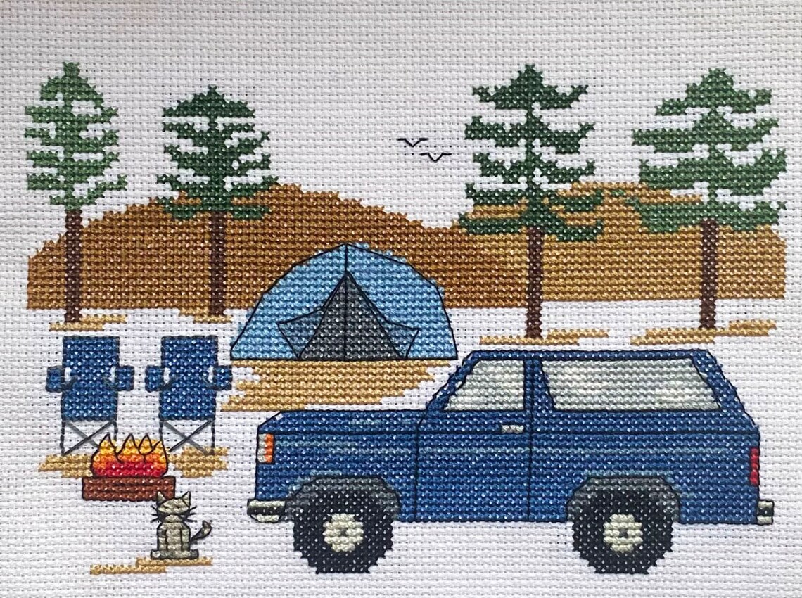 PDF Download - "bronco and the Cat Camping" - Camping Counted Cross ...