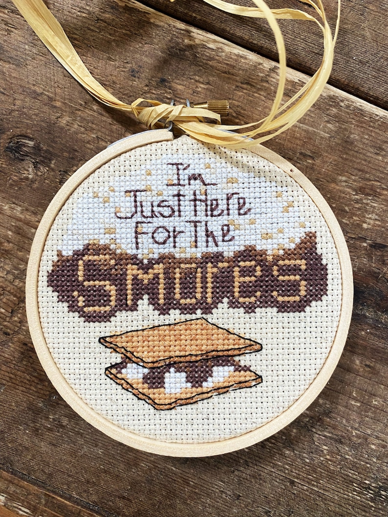 PDF PATTERN I'm Just Here for the Smore's 4x4 - Etsy