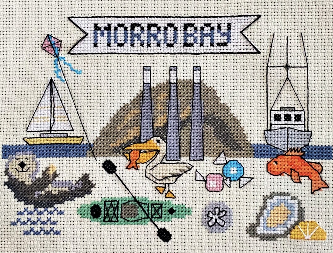 Morro Bay Favorites PATTERN Counted Cross Stitch - Etsy
