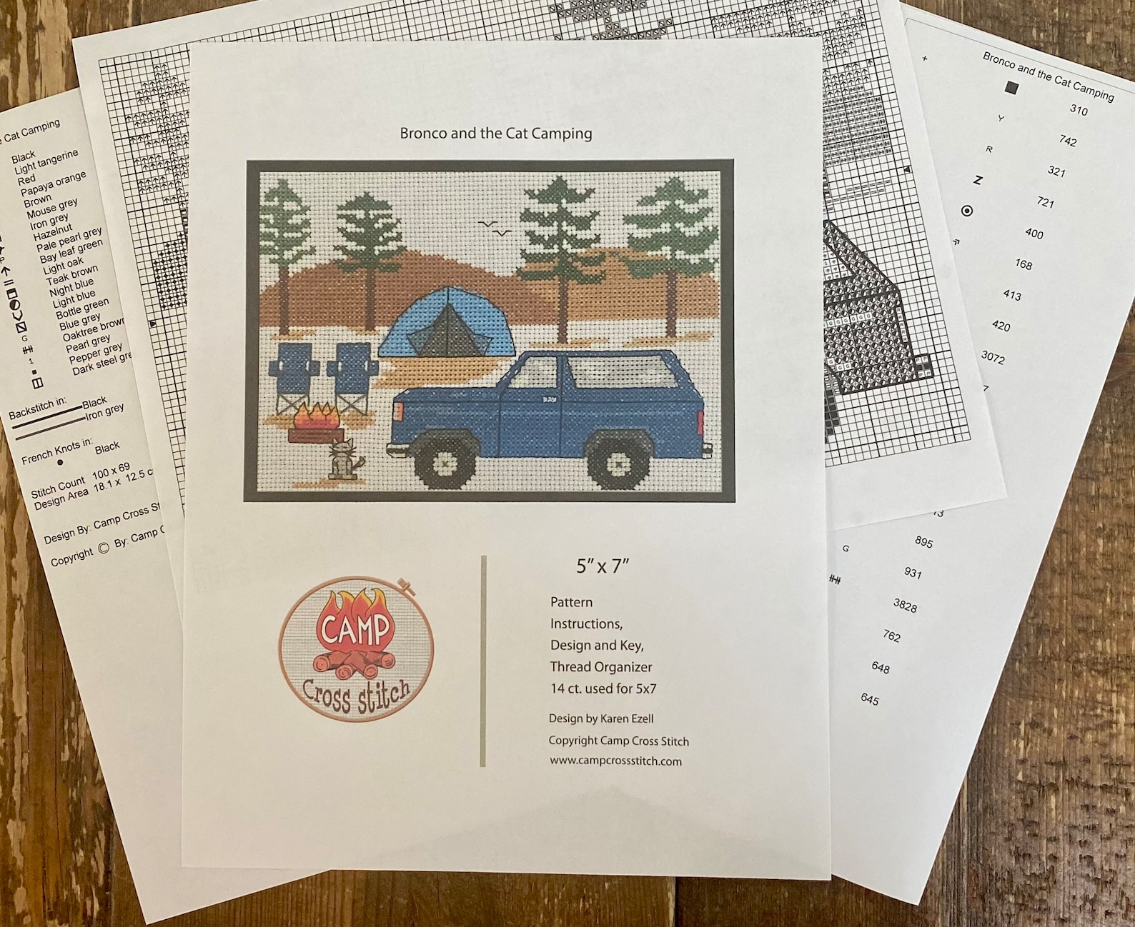 PDF Download - "bronco and the Cat Camping" - Camping Counted Cross ...