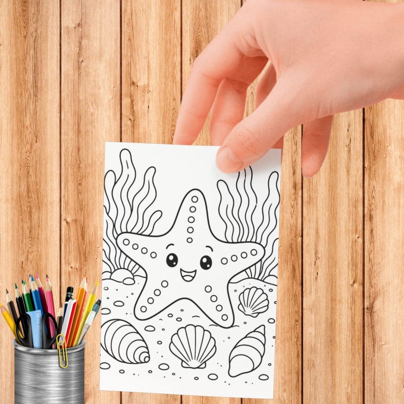 Printable Coloring Pages | Vacation Activity Book (PDF Download) - Etsy