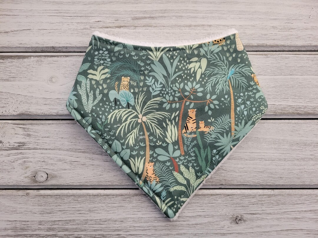 Tiger Bandana Drool Bib for Baby - Etsy