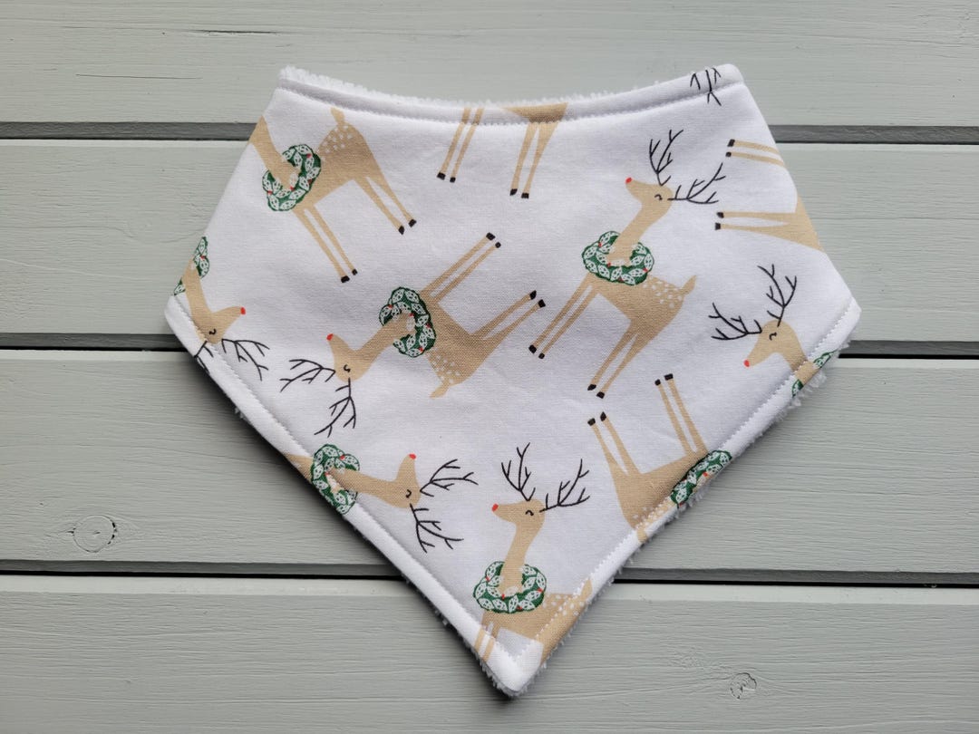 Deer Bandana Drool Bib for Baby - Etsy