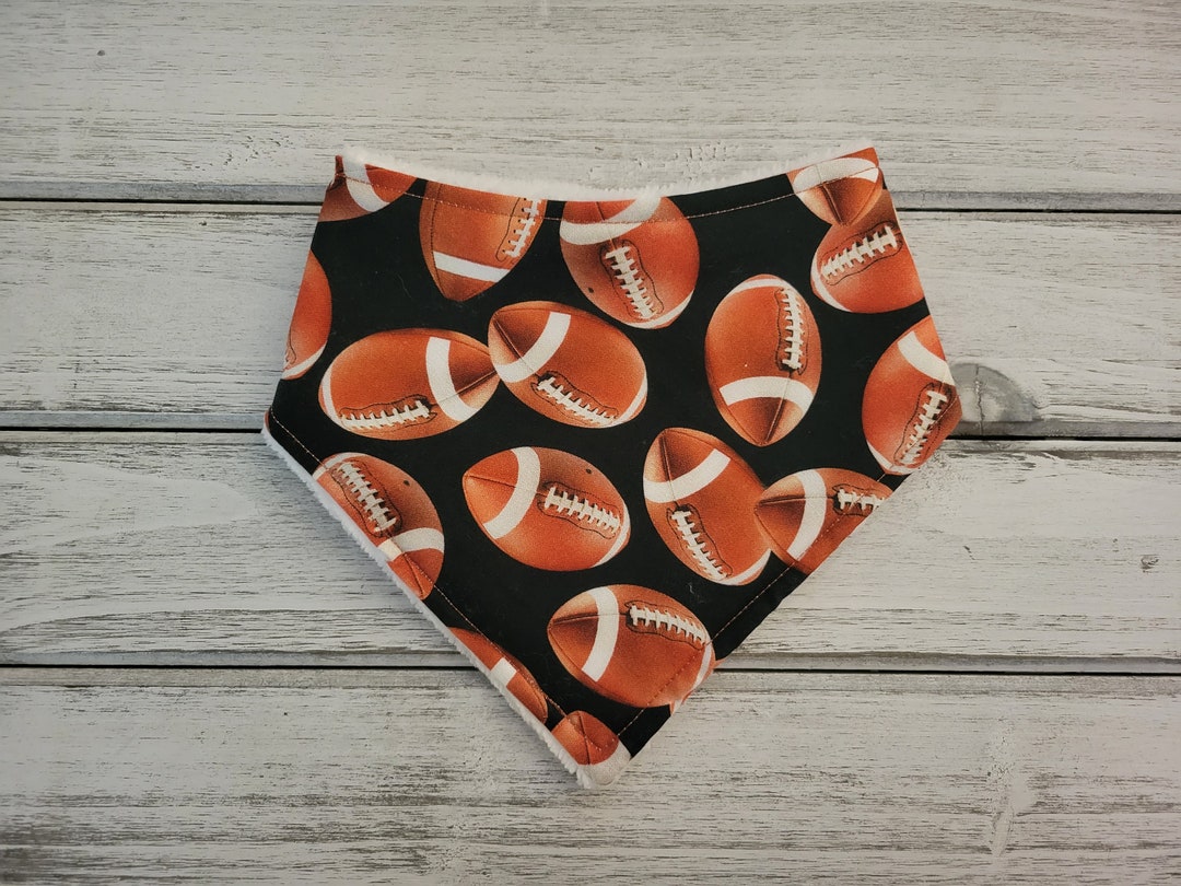Football Bandana Drool Bib for Baby - Etsy