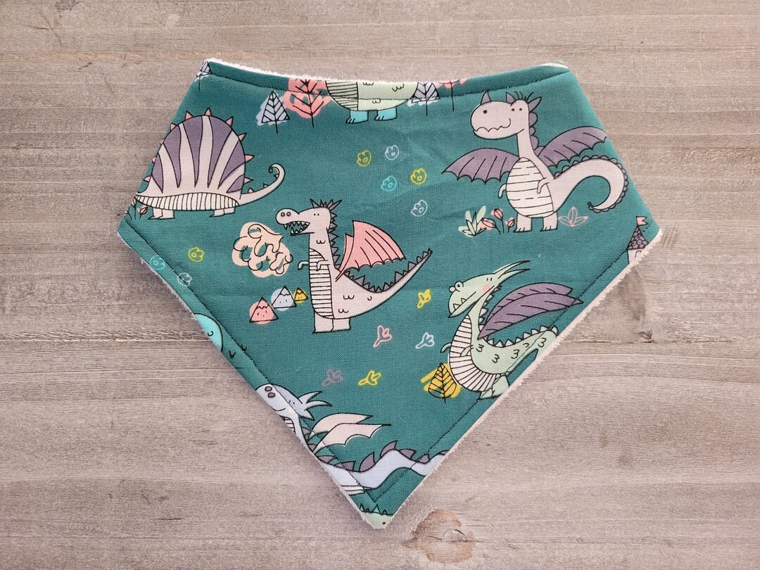 Dragon Bandana Drool Bib for Baby - Etsy