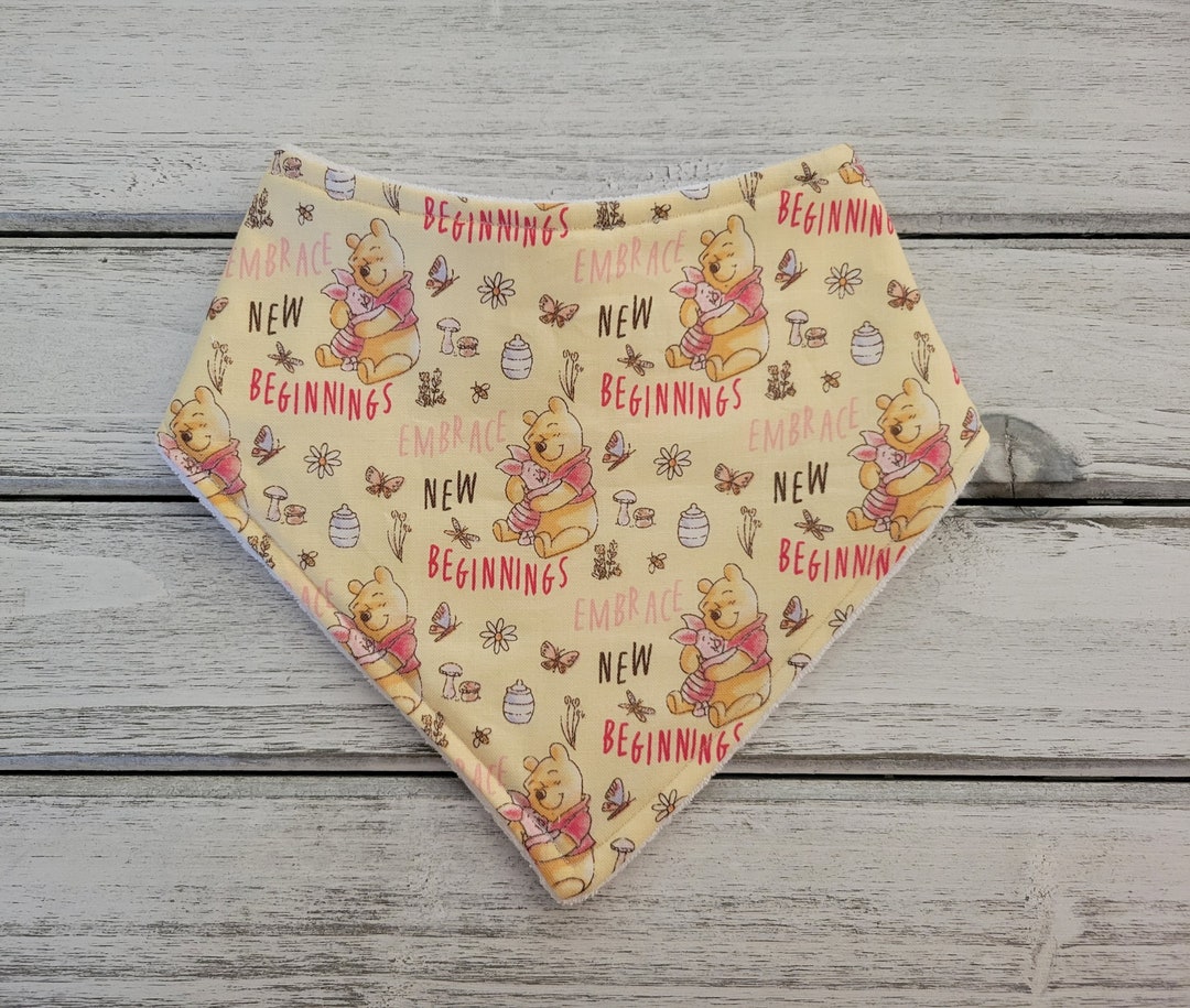 Winnie the Pooh Bandana Drool Bib - Etsy